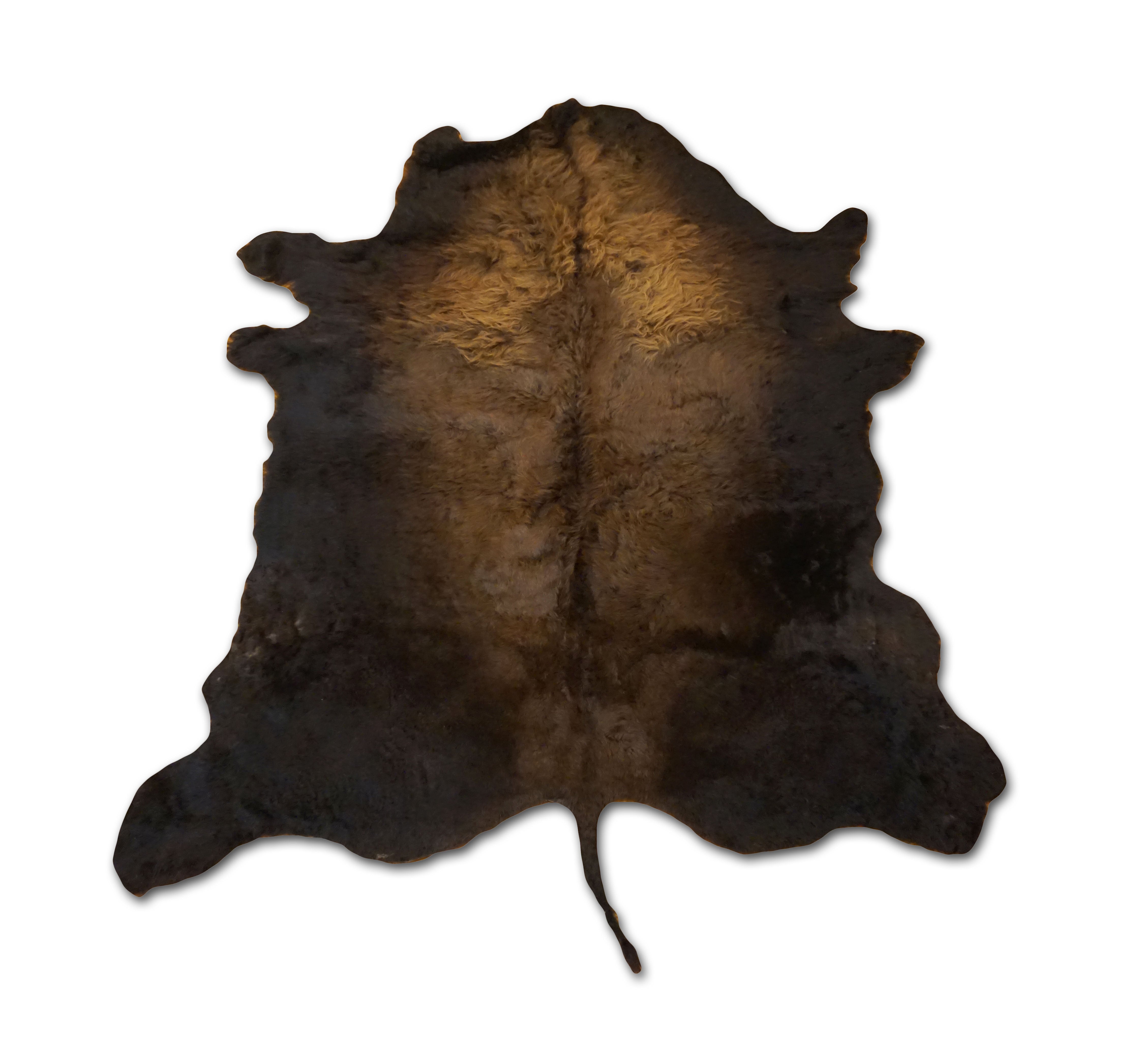 Natural American Buffalo Bison Hide Fur Rug – Furug